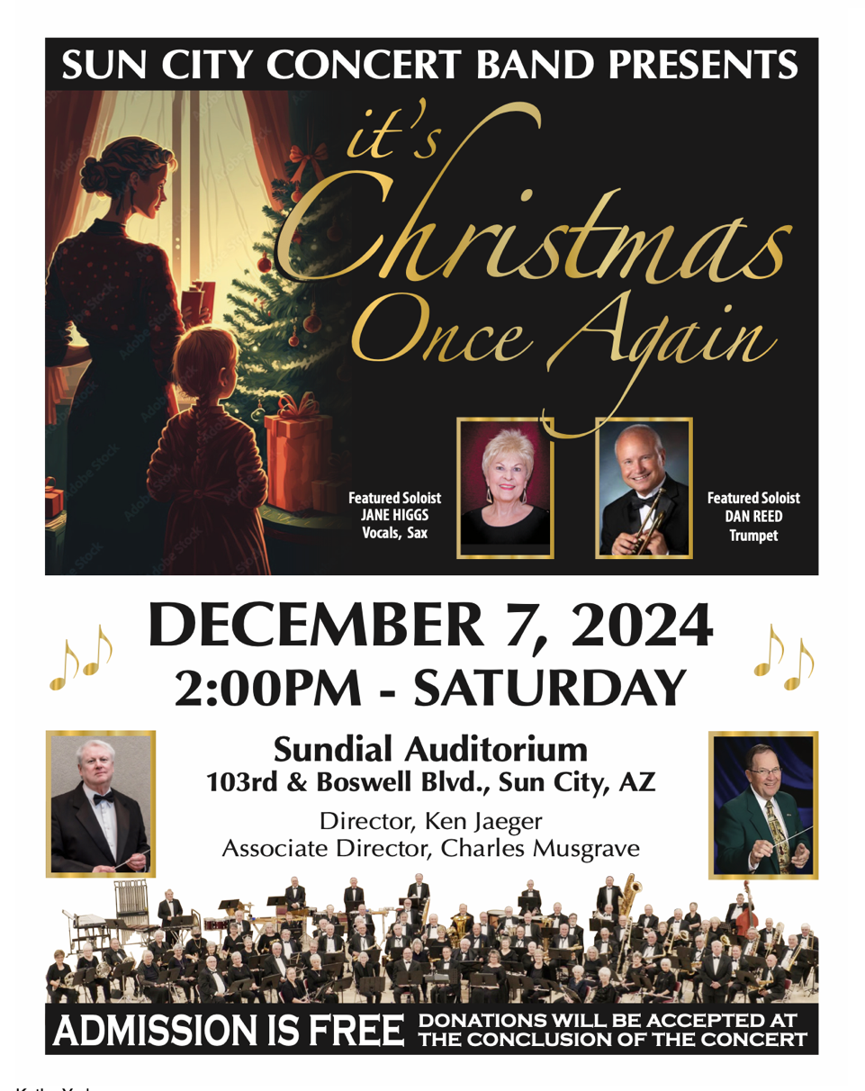 Christmas Concert – 2024 - Sun City Concert Band